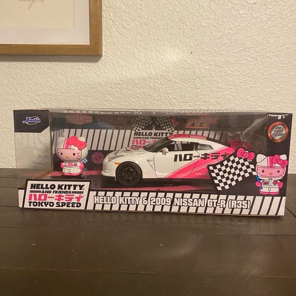 Hello Kitty | Toys | Hello Kitty Nissan Gtr Toy Car Pink And White ...